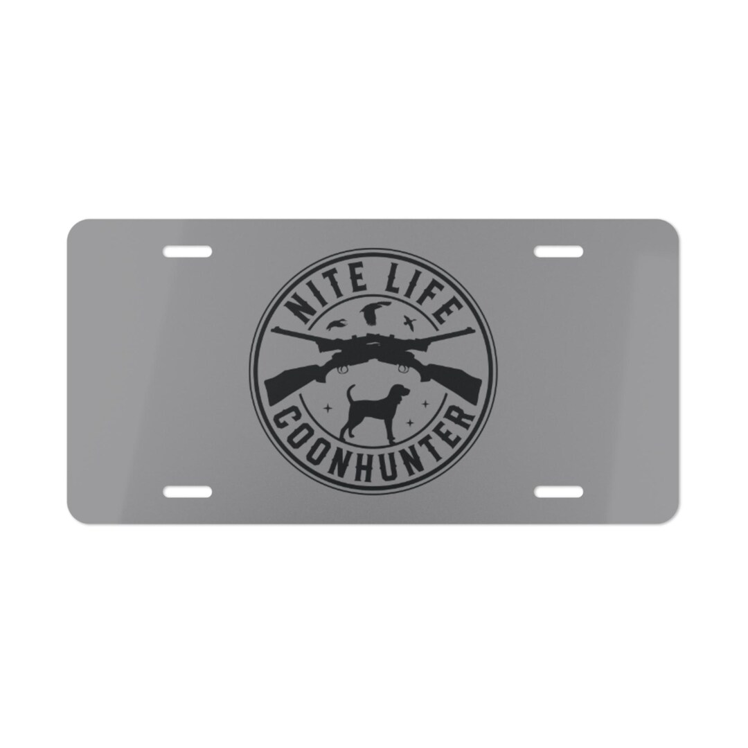 Vanity Plate, Coon Hunter License Plate, Car Decor, Personalized ...