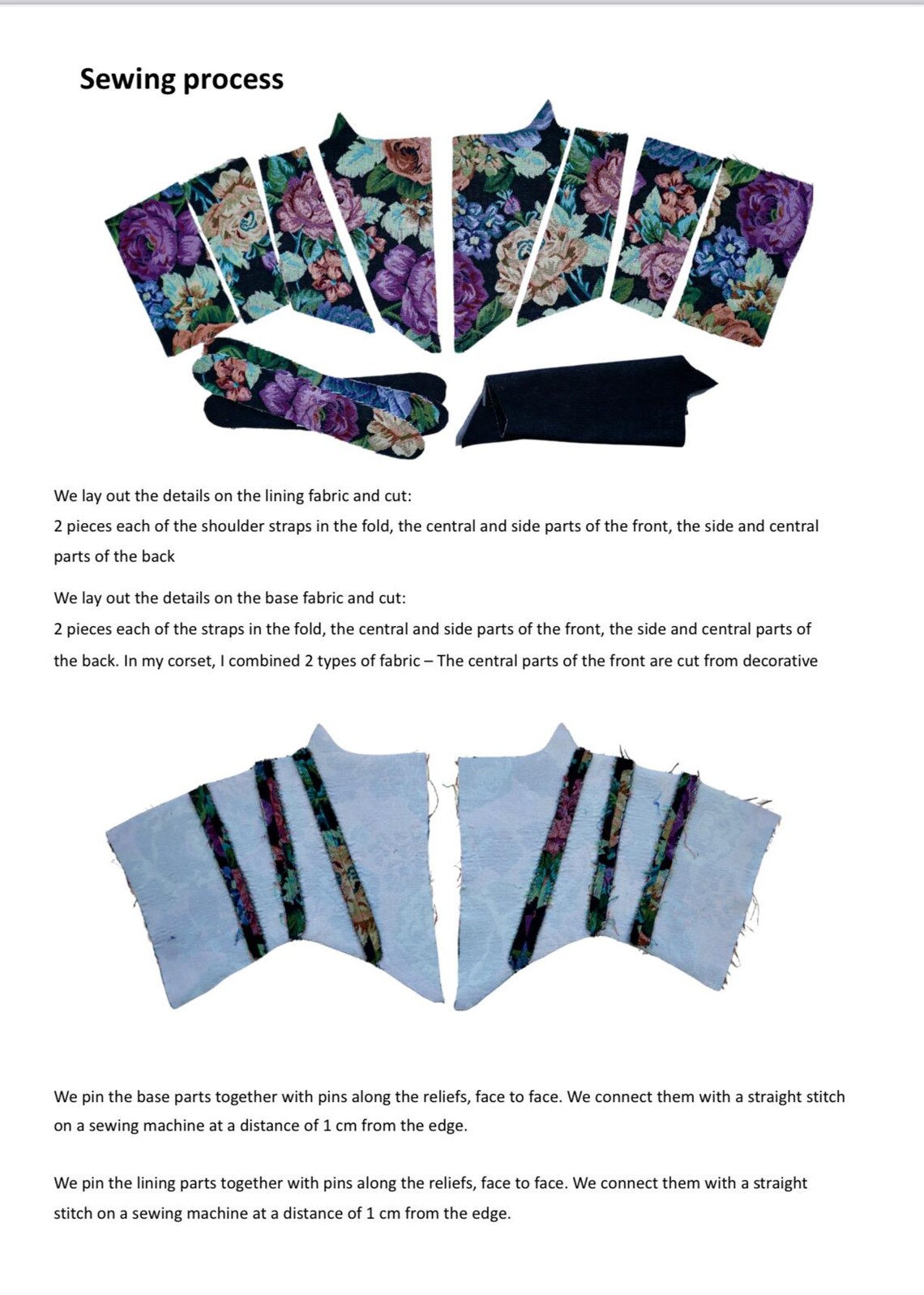 Digital Download Corset Top Sewing Pattern, Overbust Corset Pattern Pdf ...