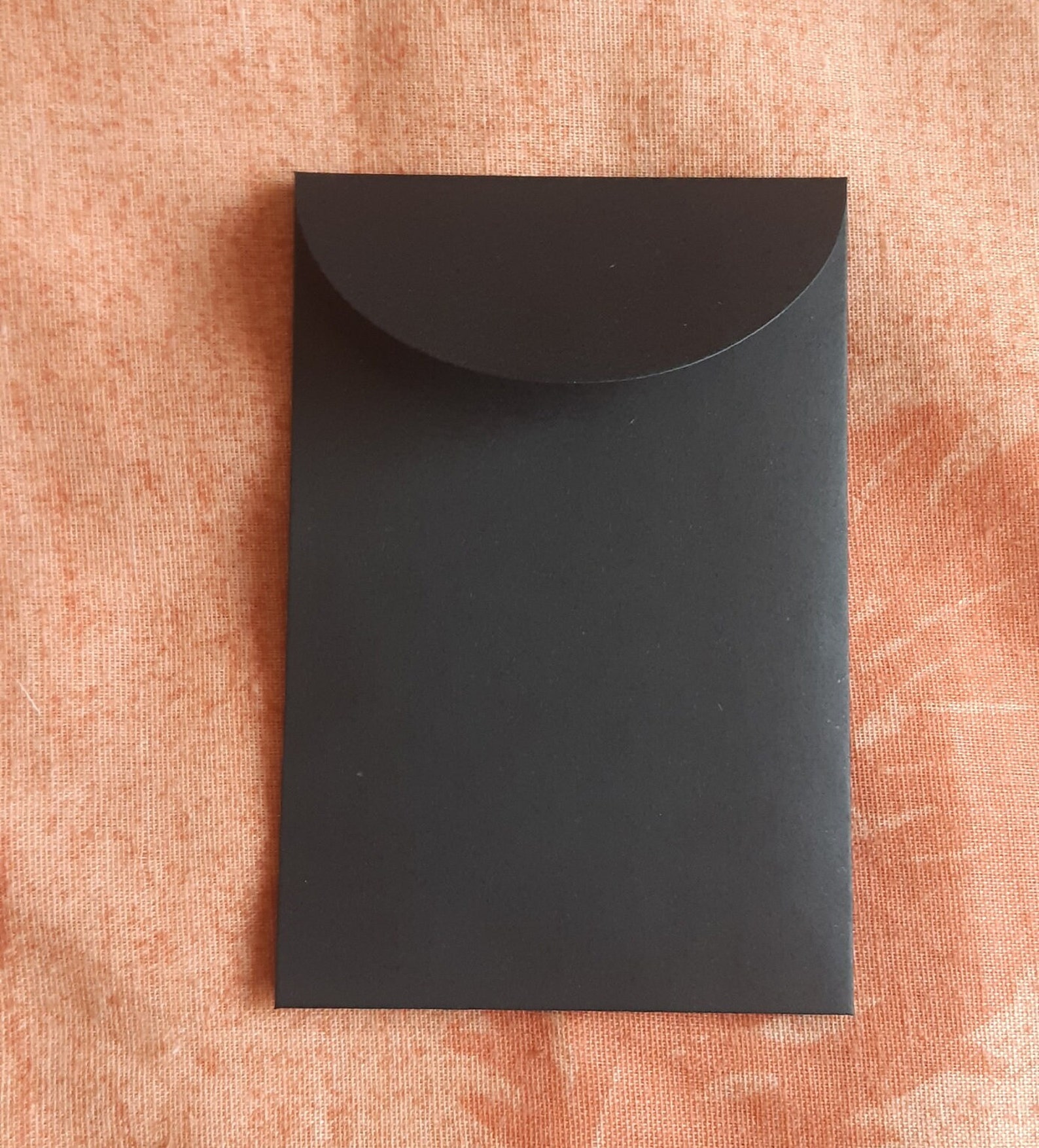 Mini Black Coin Envelopes - Set of 50 - Business Card Envelopes - 9cm X ...