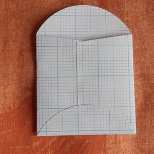 25 Graph Paper Mini Envelopes Grid Paper Envelopes Handmade Mini ...