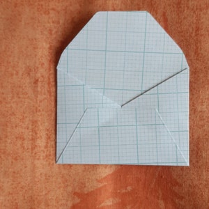 50 Mini Graph Paper Envelopes Recycled Grid Paper Envelopes Recycled ...