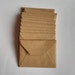 100 Mini Brown Envelopes Seed Packets Confetti Packets Mini Envelope ...