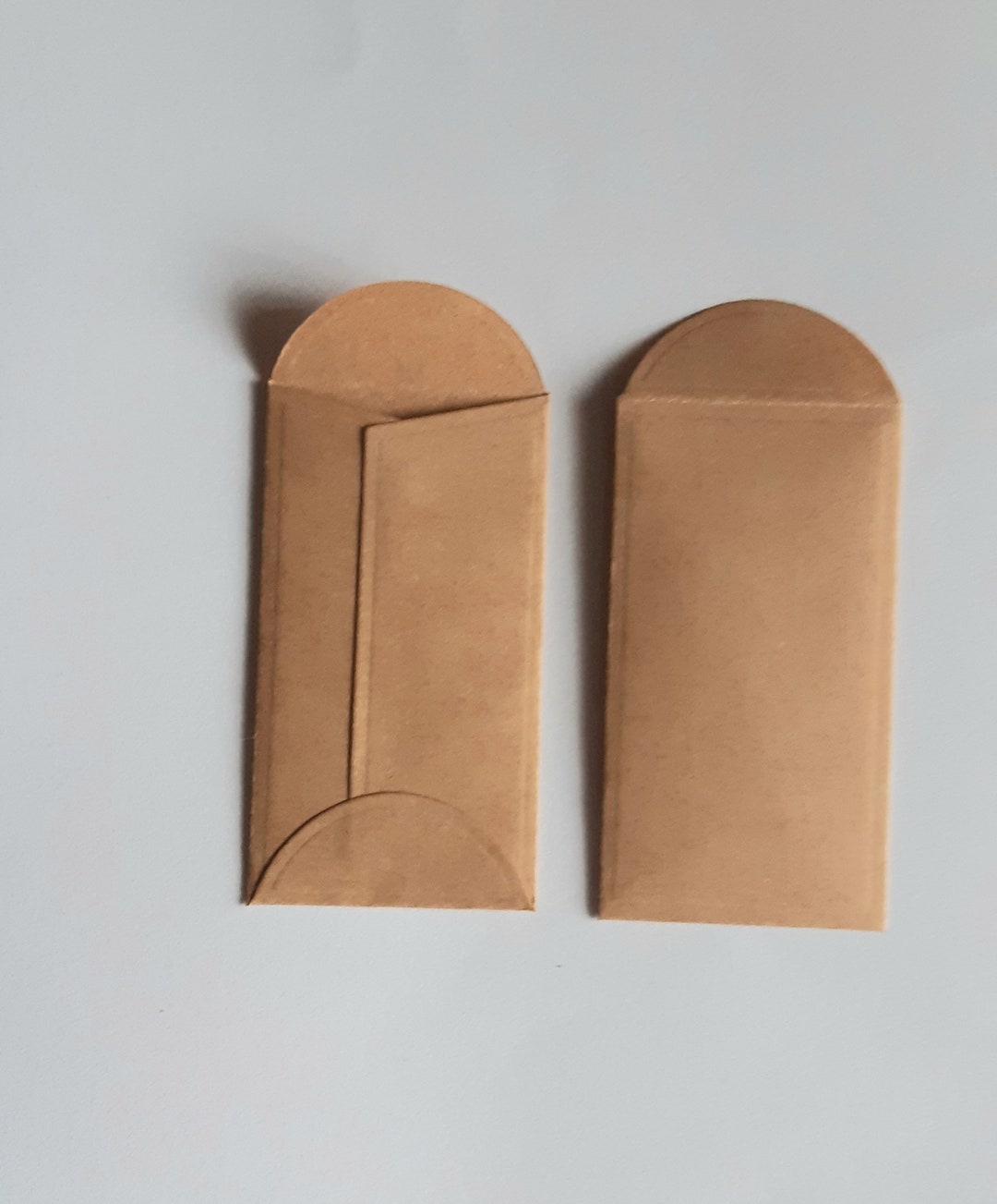 10 Tiny Brown Coin Envelopes - 3cm X 5.5cm (1 1/4" X 2 1/4") - Etsy