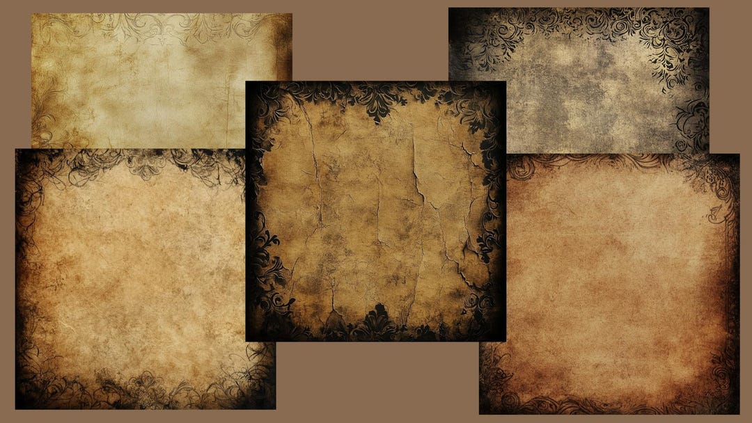 Vintage Paper Backgrounds Pack – Digital Scrapbook & Craft Textures - Etsy