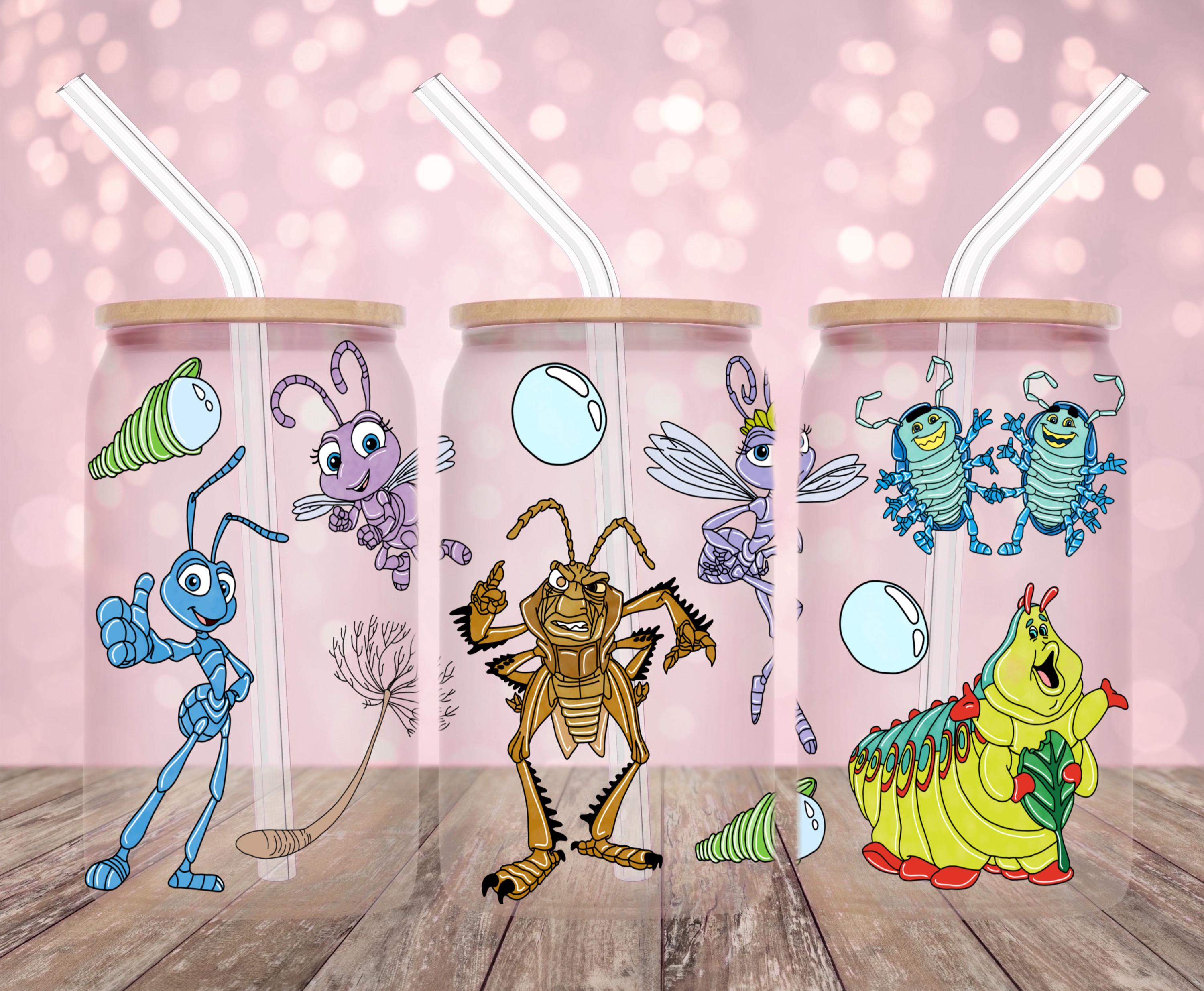 A Bugs Life Wrap PNG File Bugs Life DIGITAL DOWNLOAD 16oz Glass Tumbler ...