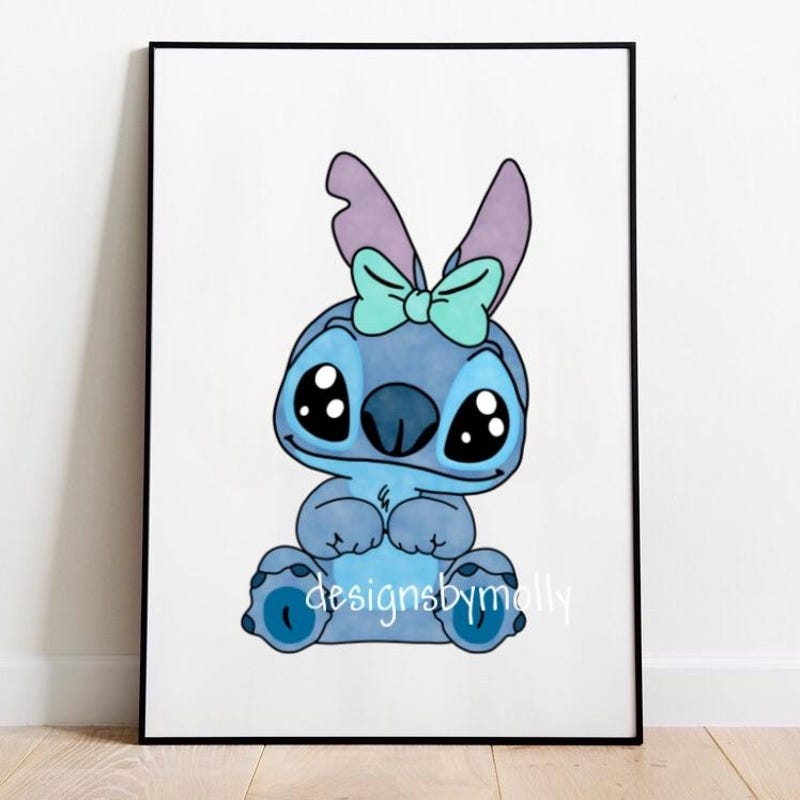 Cute Stitch Wallpaper - Etsy