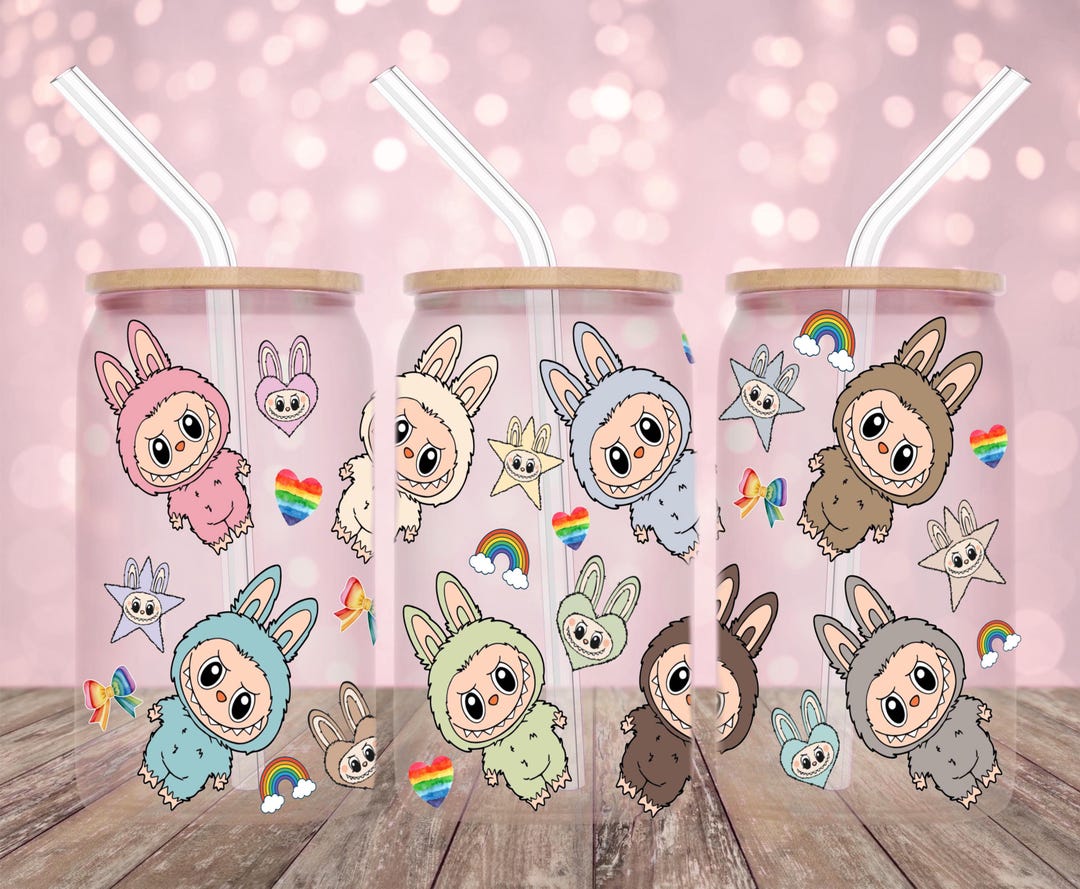 Labubu Libbey Cup Wrap - Labubu Digital Download - Labubu PNG - Labubu ...