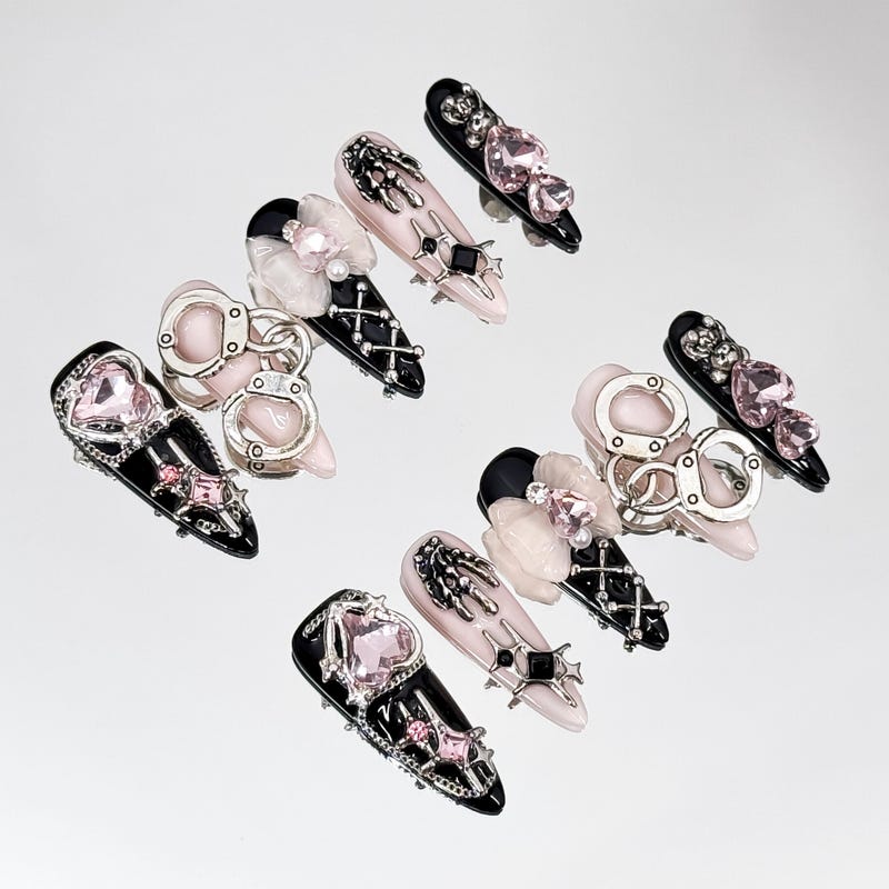 PinkPunkNailsArt - Etsy