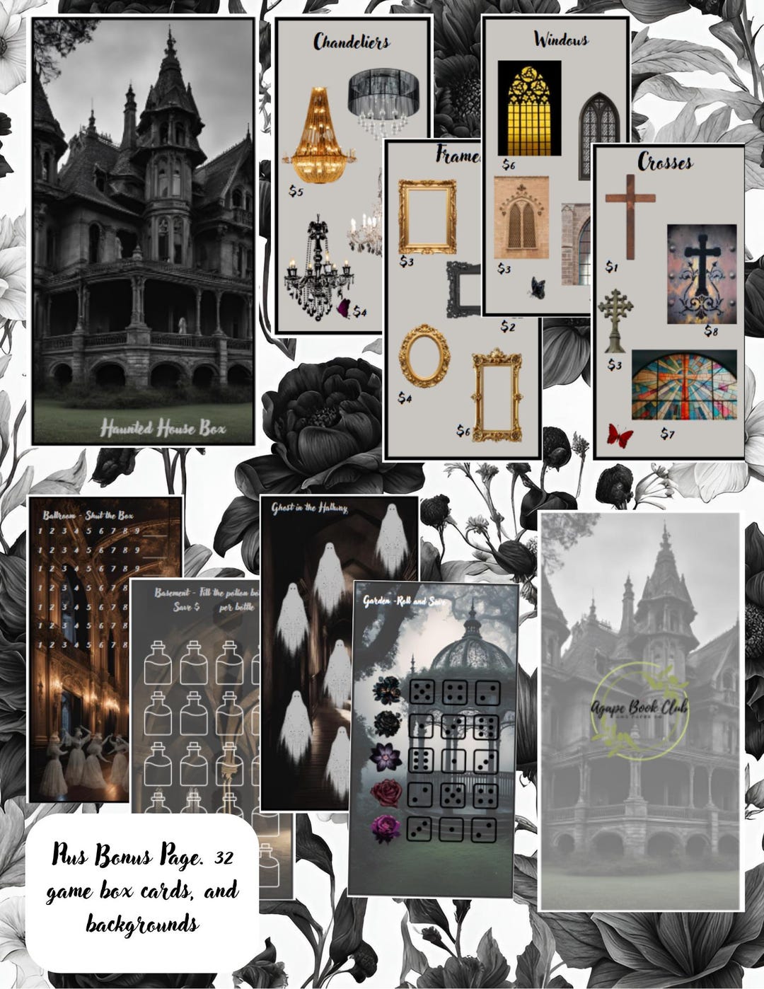 Digital Box Challenge Haunted House Saving Challenge Box - Etsy