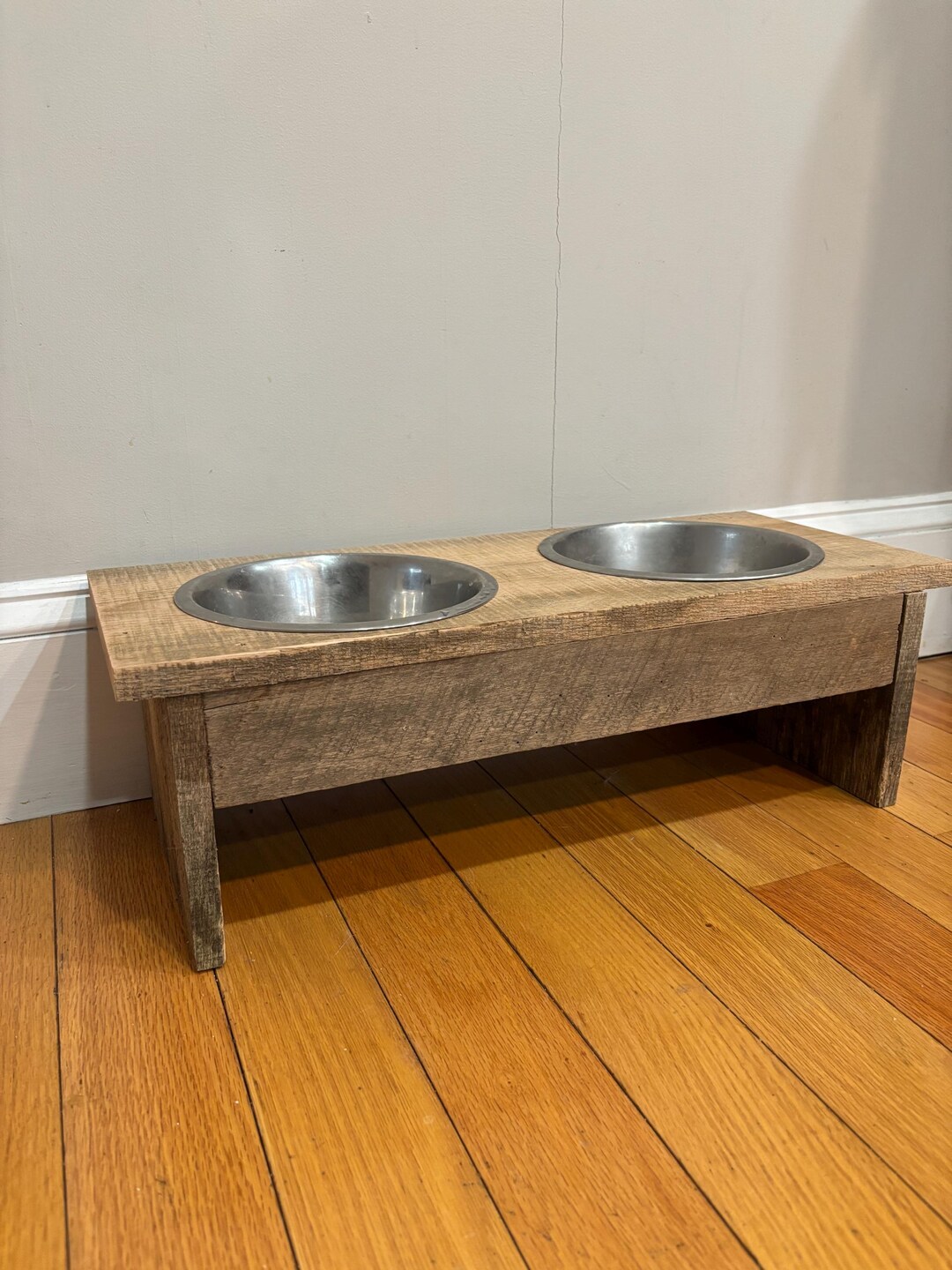 Dog Feeding Stand, Reclaimed Barn Wood, Dog Bowls, Pet Products, Unique ...