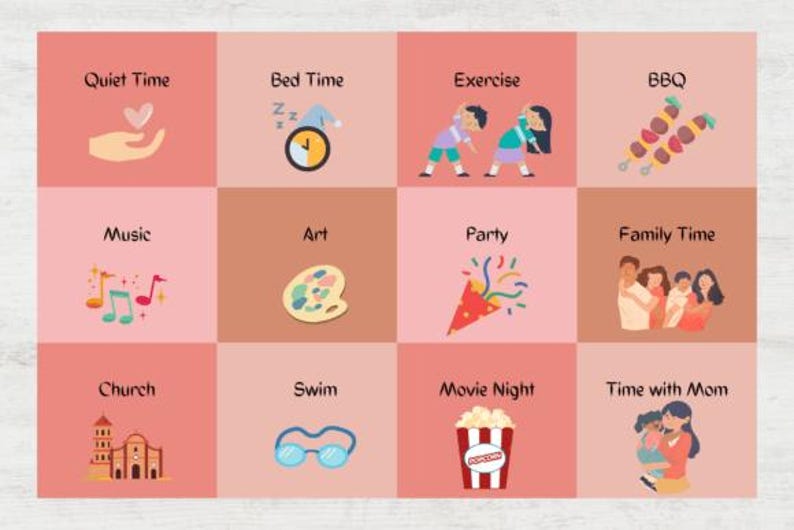 Daily Routine Cards Visual Schedule Toddler Routine Chart for Kids ...