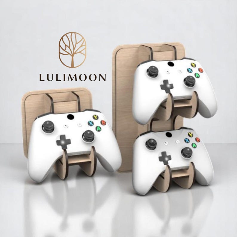 Controller Headphone Stand SVG Bundle | Laser Cut Files for Gaming ...