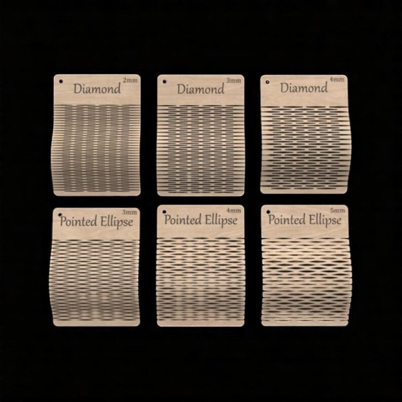 Living Hinge SVG File, Flexible Laser Cut, Flexing Patterns, Bending ...