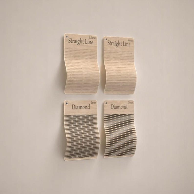 Living Hinge SVG File, Flexible Laser Cut, Flexing Patterns, Bending ...