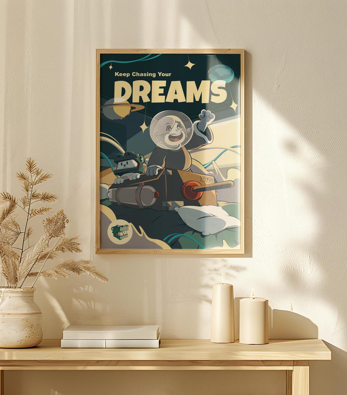 Keep Chasing Your "dreams" Illustration - Etsy