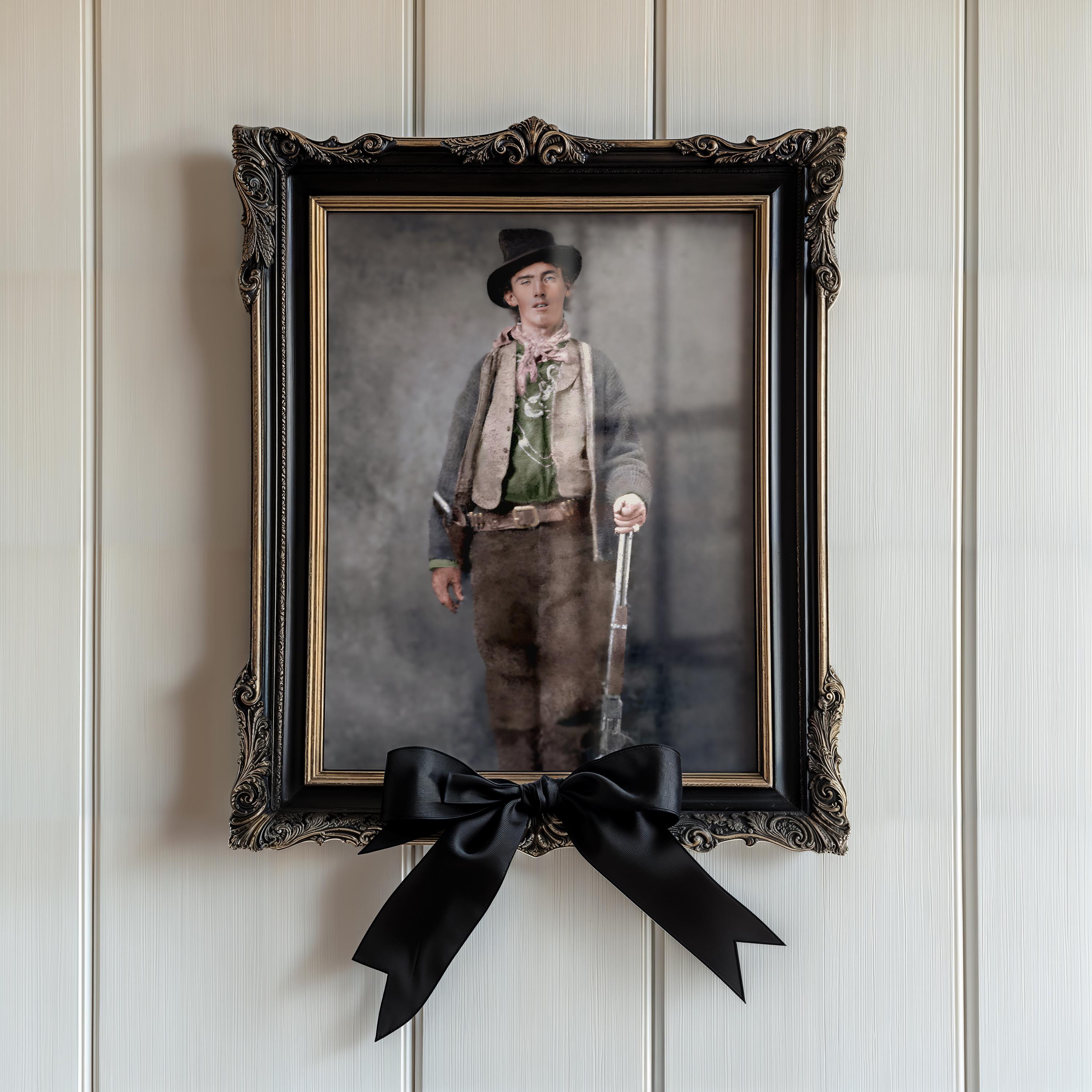 Billy the Kid Colorized & Restored Photo – Old West Outlaw Print ...