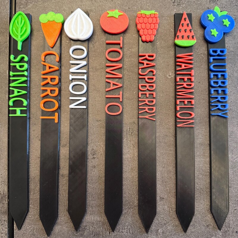 Garden Name Tags - Etsy