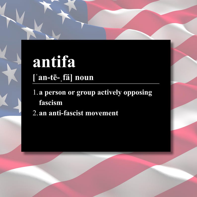 Antifa Definition 2-pack PRINTABLE Protest Posters - Etsy