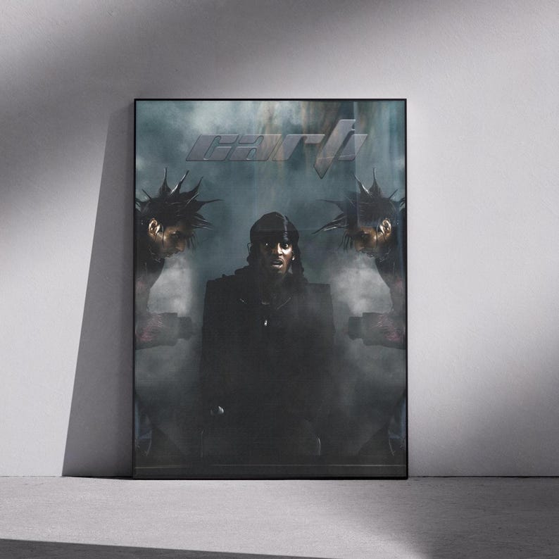 Playboi Carti Album Cover Posters, Rap Trendy Wall Art (digital ...