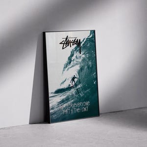 Stussy Poster - Surf Poster - Aesthetic Poster - Trendy Poster ...