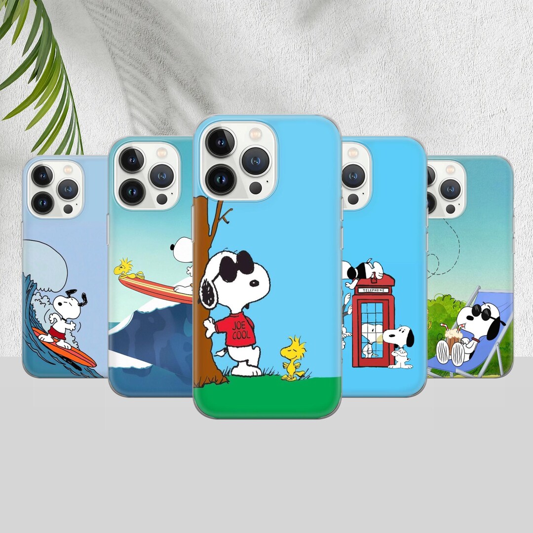 Snoopy Phone Case, Preppy and Cute Aesthetic iPhone 16 15 14 13 12 11 ...