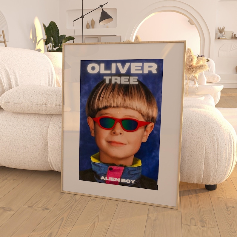 Oliver Tree - Alien Boy Album Poster / Room Decor / Music Decor / Music ...