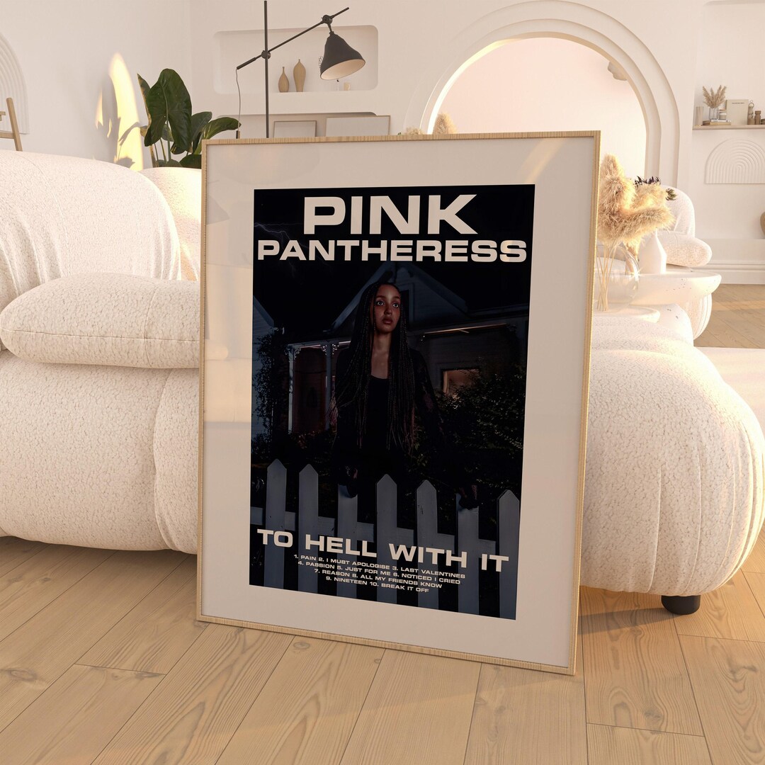 Pinkpantheress - to Hell With It Album Poster / Room Decor / Music ...