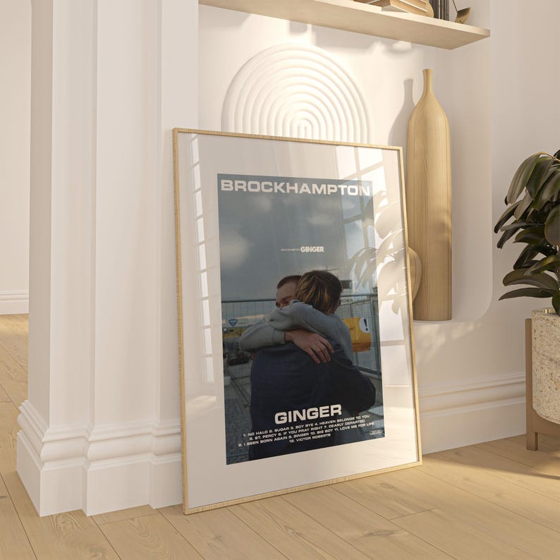 Brockhampton - Ginger Album Poster / Room Decor / Music Decor / Music ...