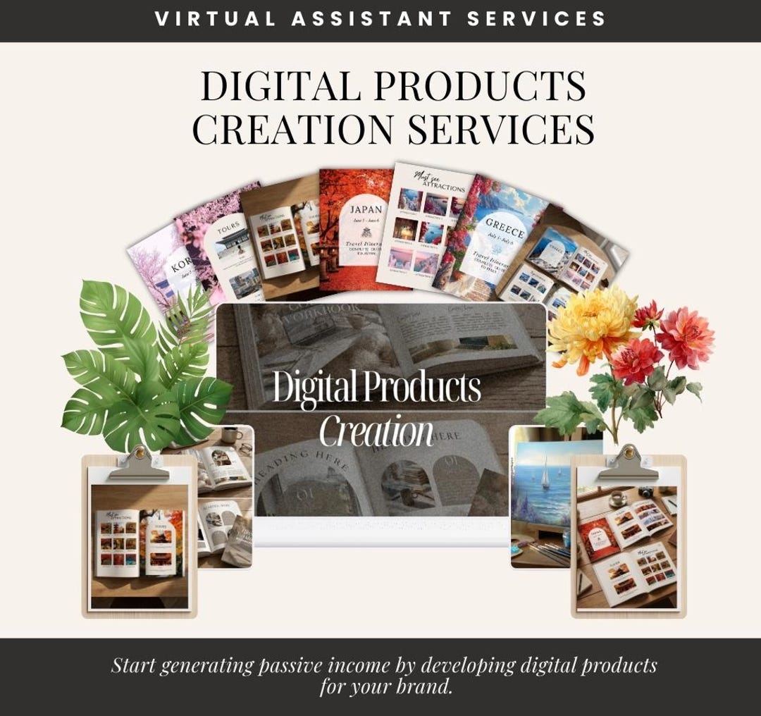 Digital Product Creation Service | Custom Templates & Ebooks - Etsy