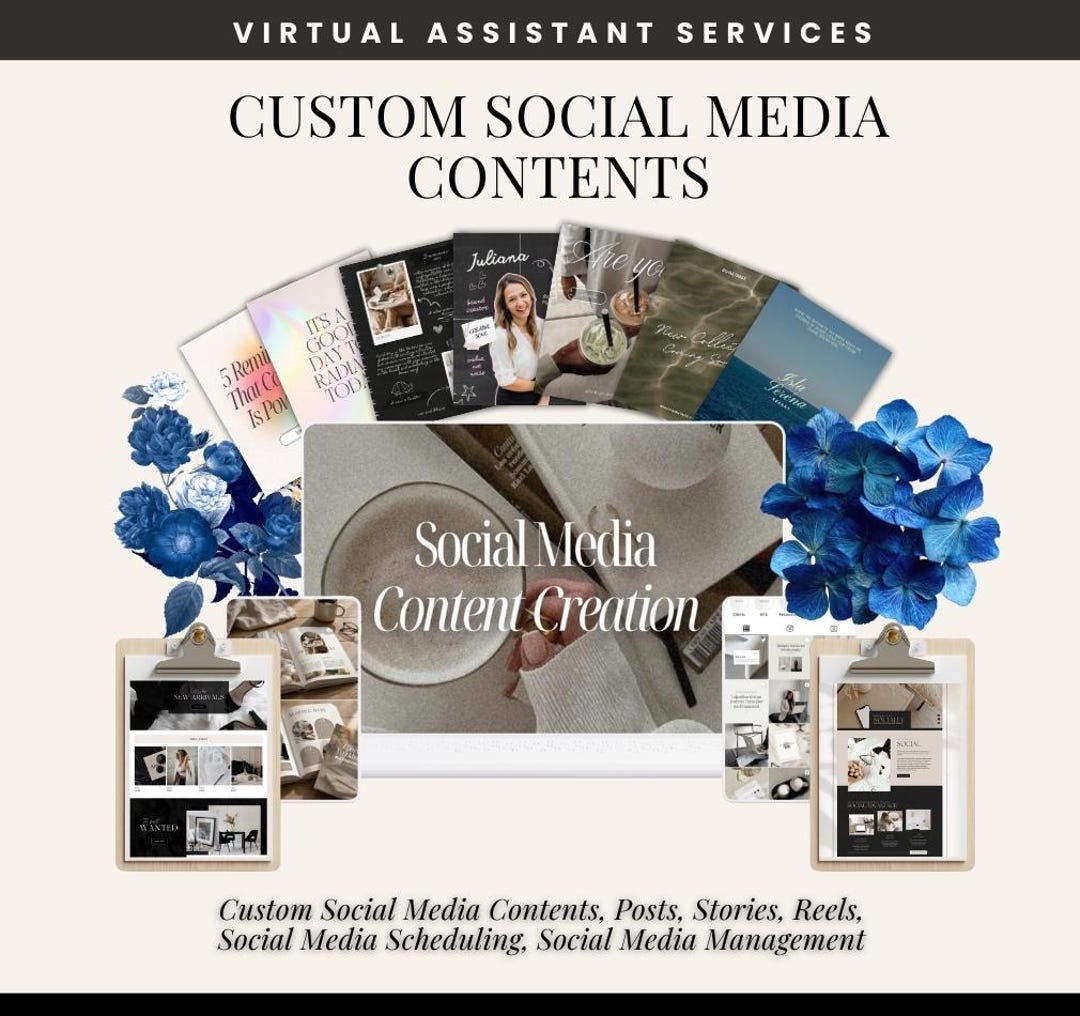 Social Media Content Creation & Management Service | Business Branding ...