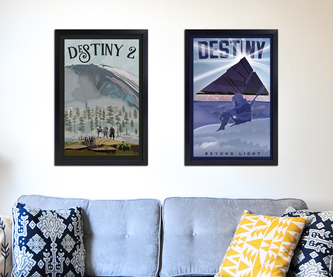 Destiny Poster Travel Poster Set - Etsy
