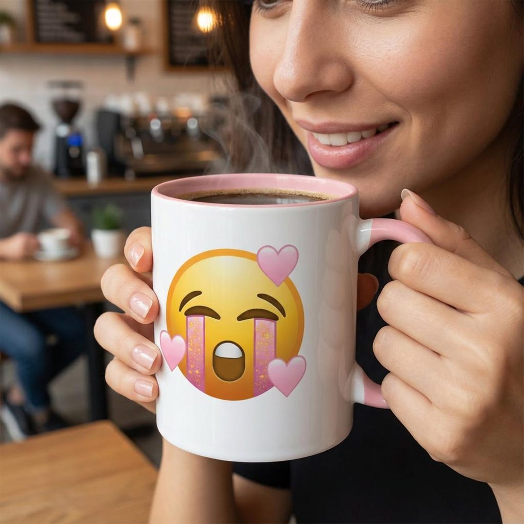 Slay Queen Crying Girlboss Emoji Coffee Mug | 15oz - Etsy