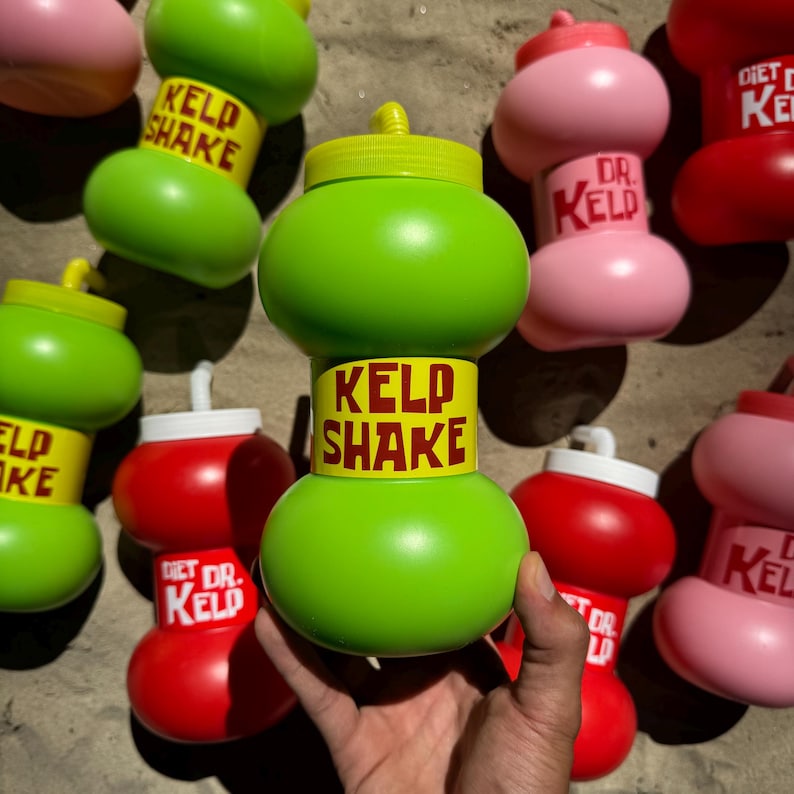 Kelp Shake Water Bottle 1l/34oz – Collectible Green Cup - Etsy