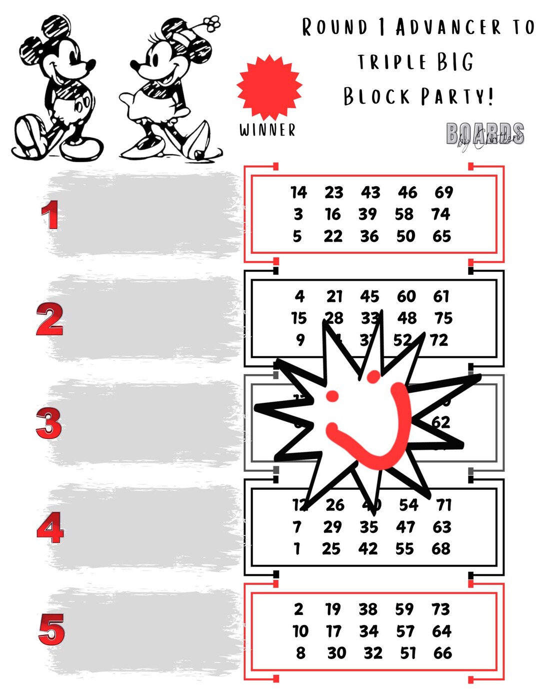 Mickey Block Party With Minis - Etsy