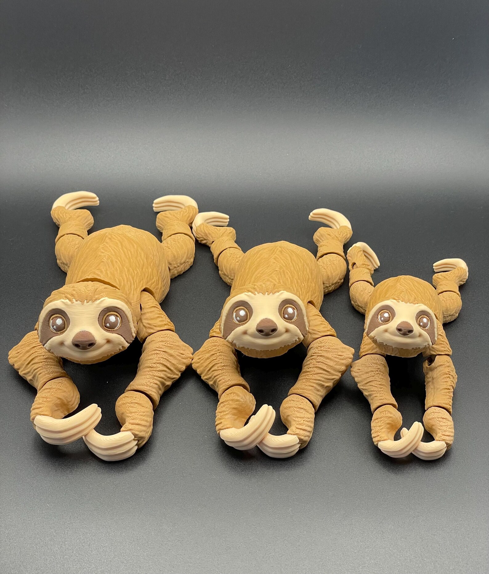 Relax With a Cute Flexi Sloth: Articulated 3D Printed Collectible Fun ...
