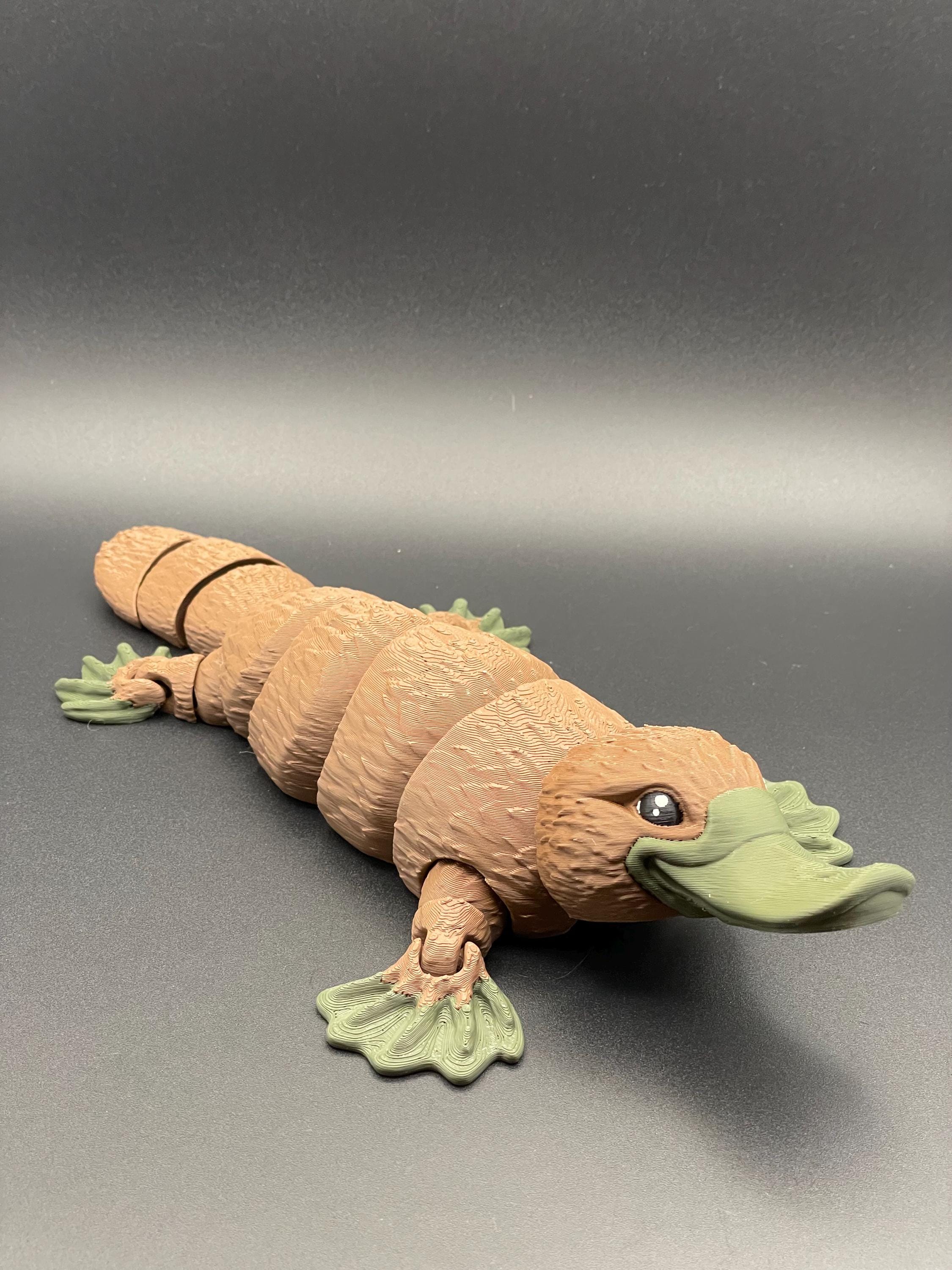 Articulated Platypus Fun - 3D Printed Poseable Toy - Quirky Australian ...