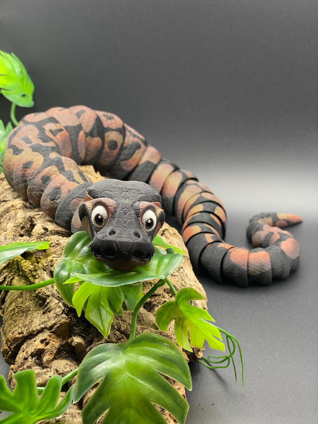 Articulating 3d Printed Toy - Ball Python Snake - Multiple Sizes and ...