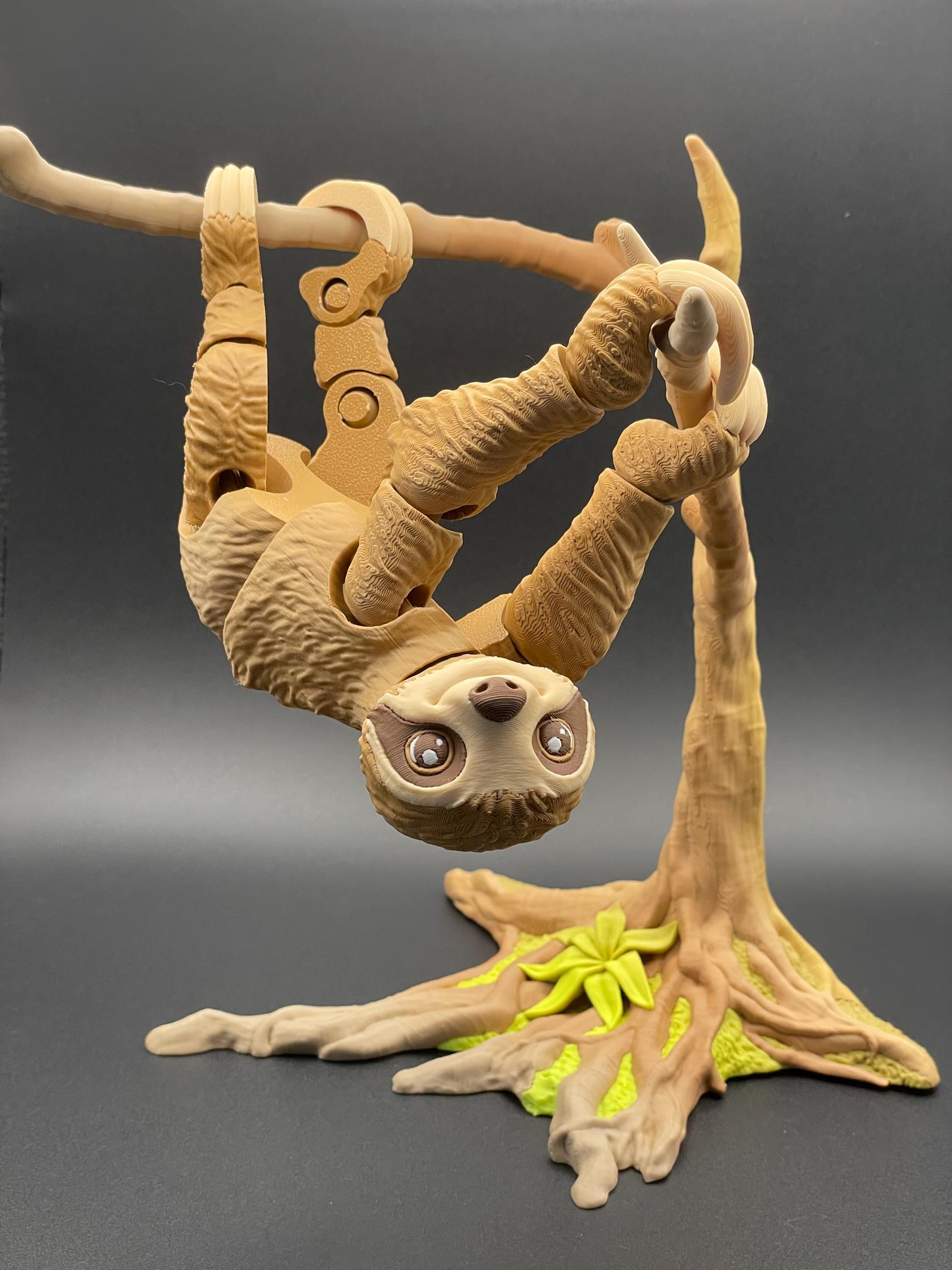 Relax With a Cute Flexi Sloth: Articulated 3D Printed Collectible Fun ...