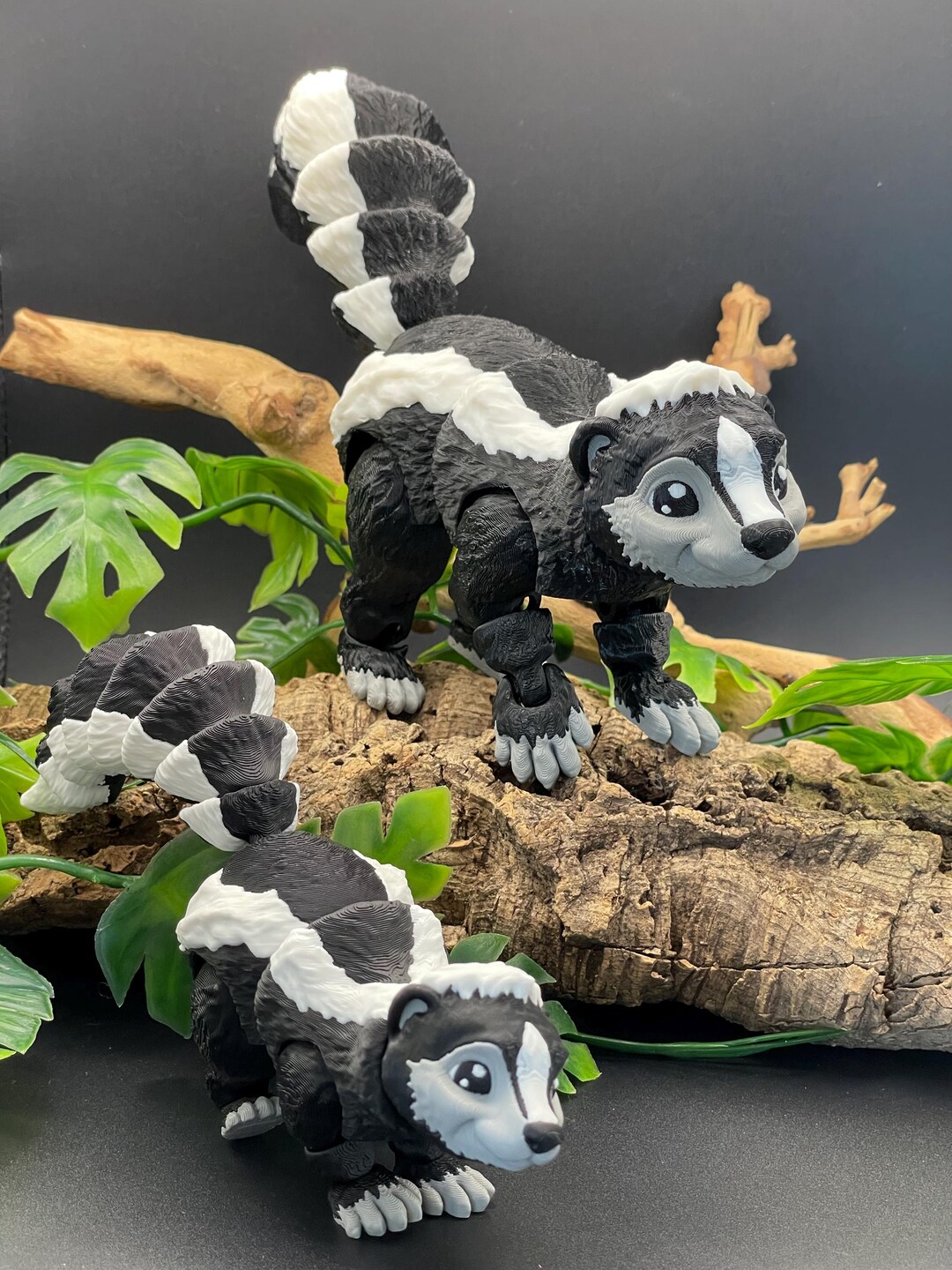 Articulated 3D Printed Skunk - Realistic and Poseable - Playful Fidget ...