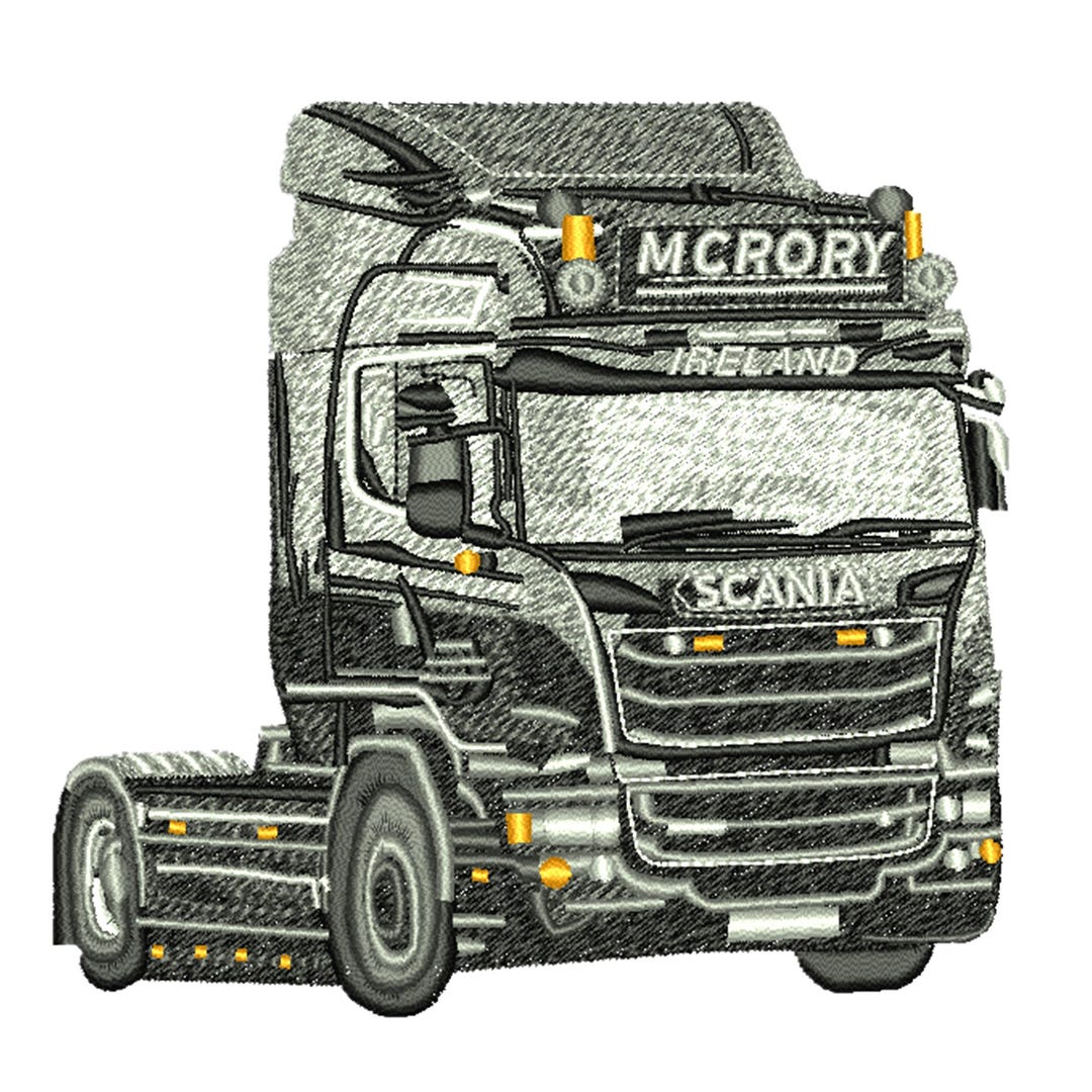 Scania Truck Embroidery Design Machine Embroidery Design Digital ...