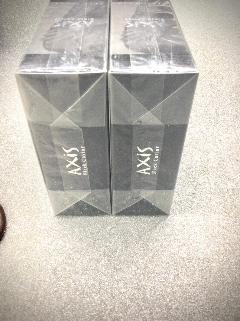 Axis Black Caviar Eau De Toilette: 90 ML Spray Cologne - Sealed Two-bottle Bundle - Etsy UK