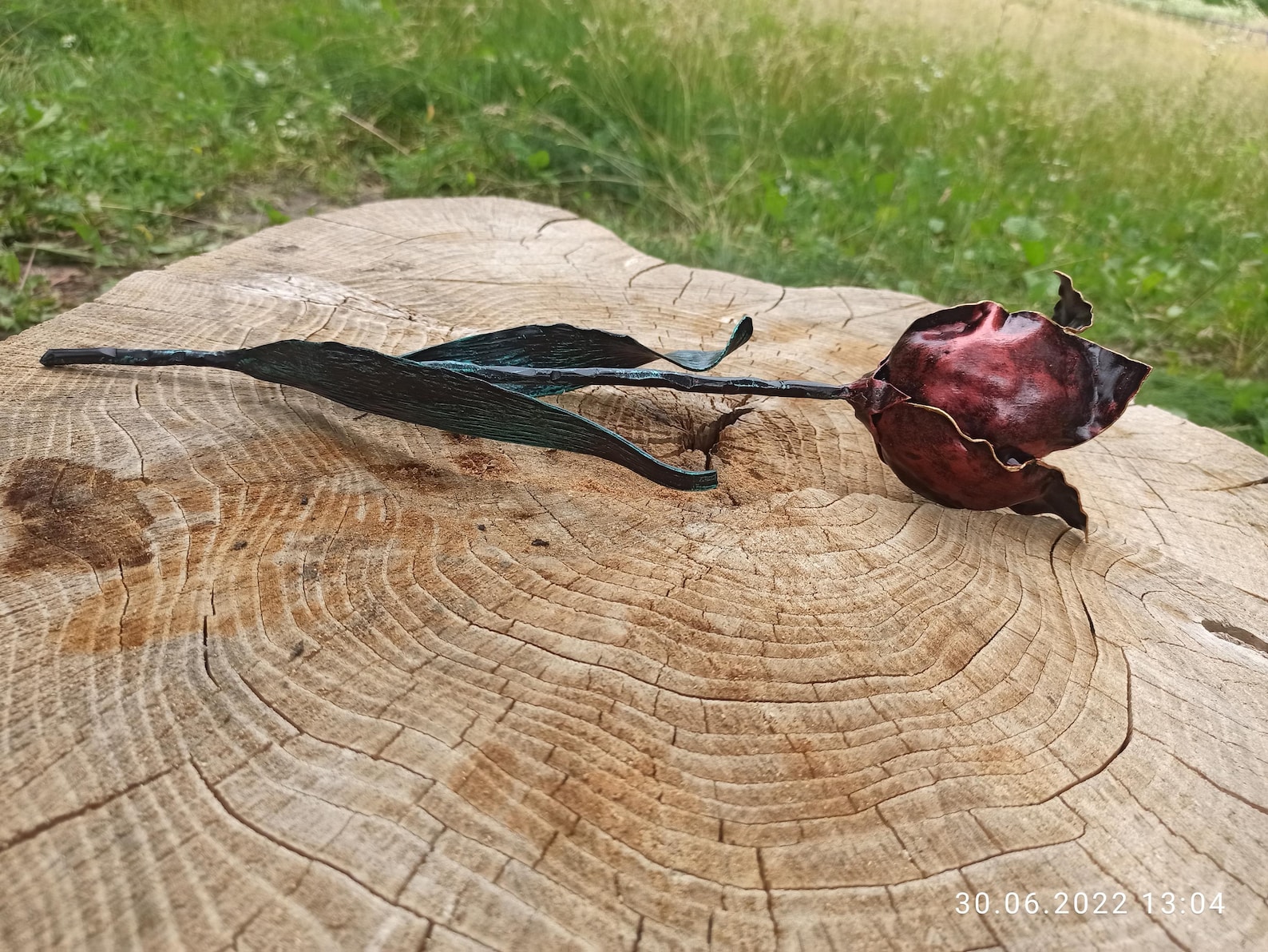 Hand Forged Metal Tulip ,home Decor, Gift, Iron Flower,hand-forged ...