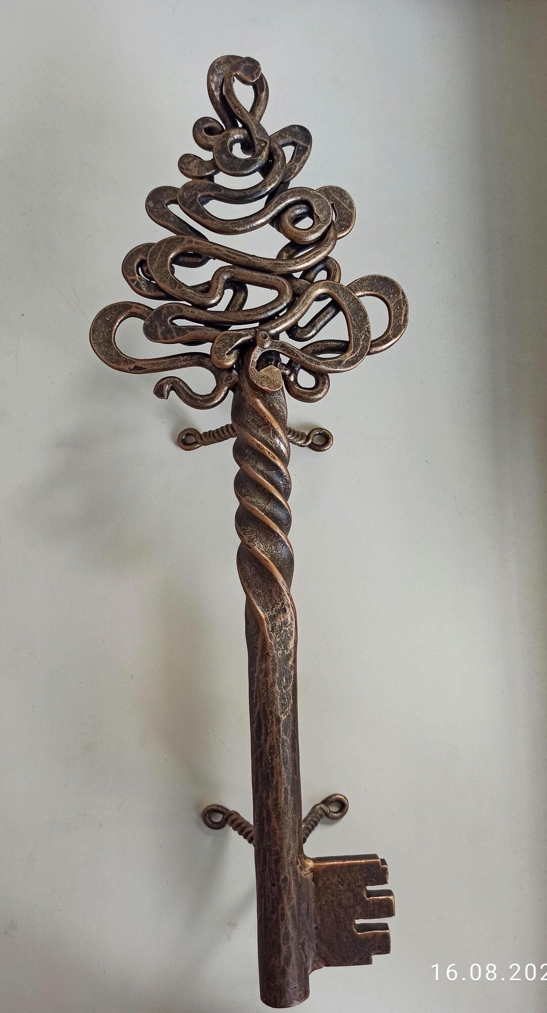 Hand-forged Door Handle, Wrought Iron Handle, Medieval Door Hardware ...