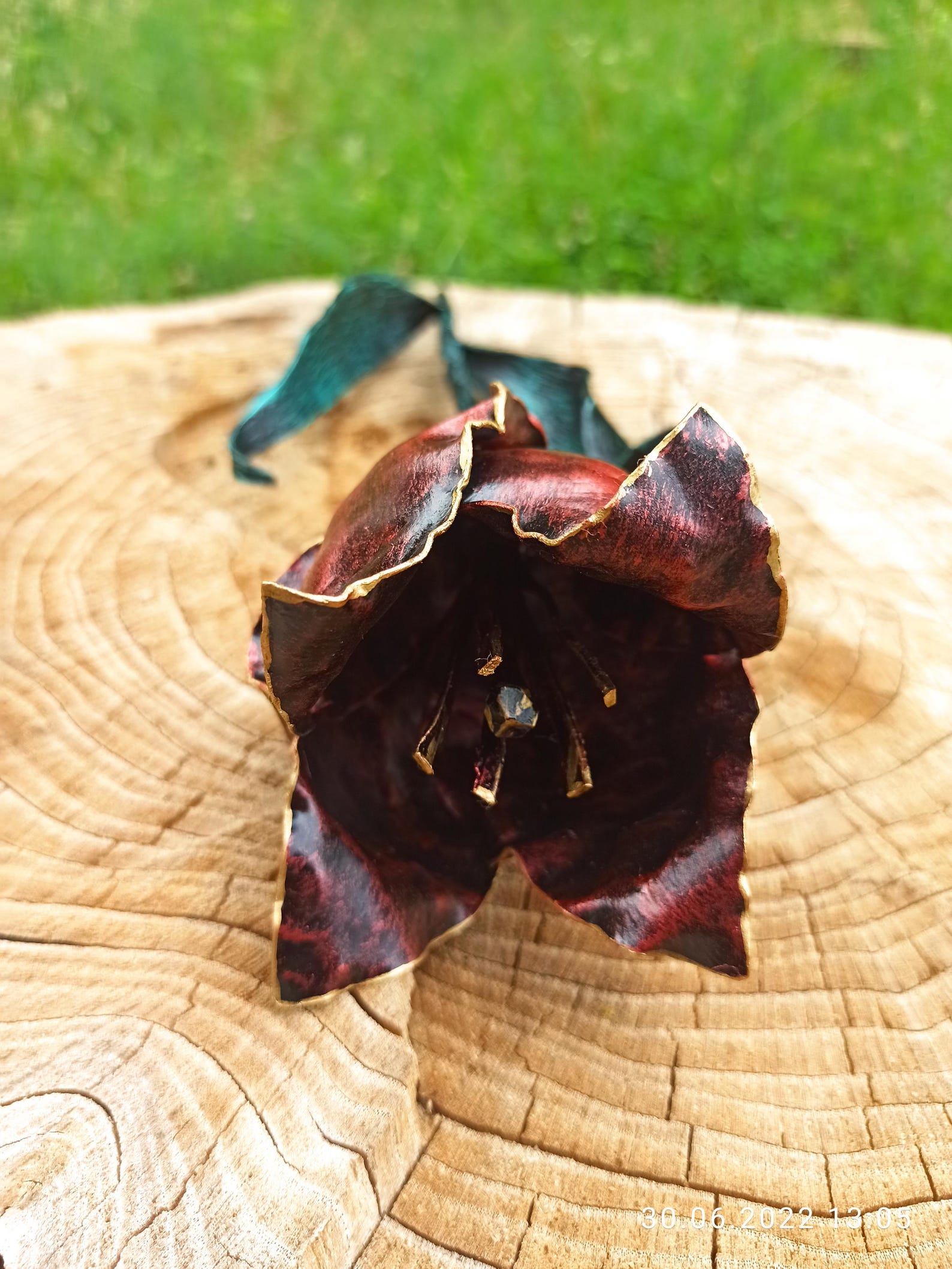 Hand Forged Metal Tulip ,home Decor, Gift, Iron Flower,hand-forged ...