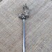 Stainless Steel Rapier Hairpin – Blackened Renaissance Hair Stick ...