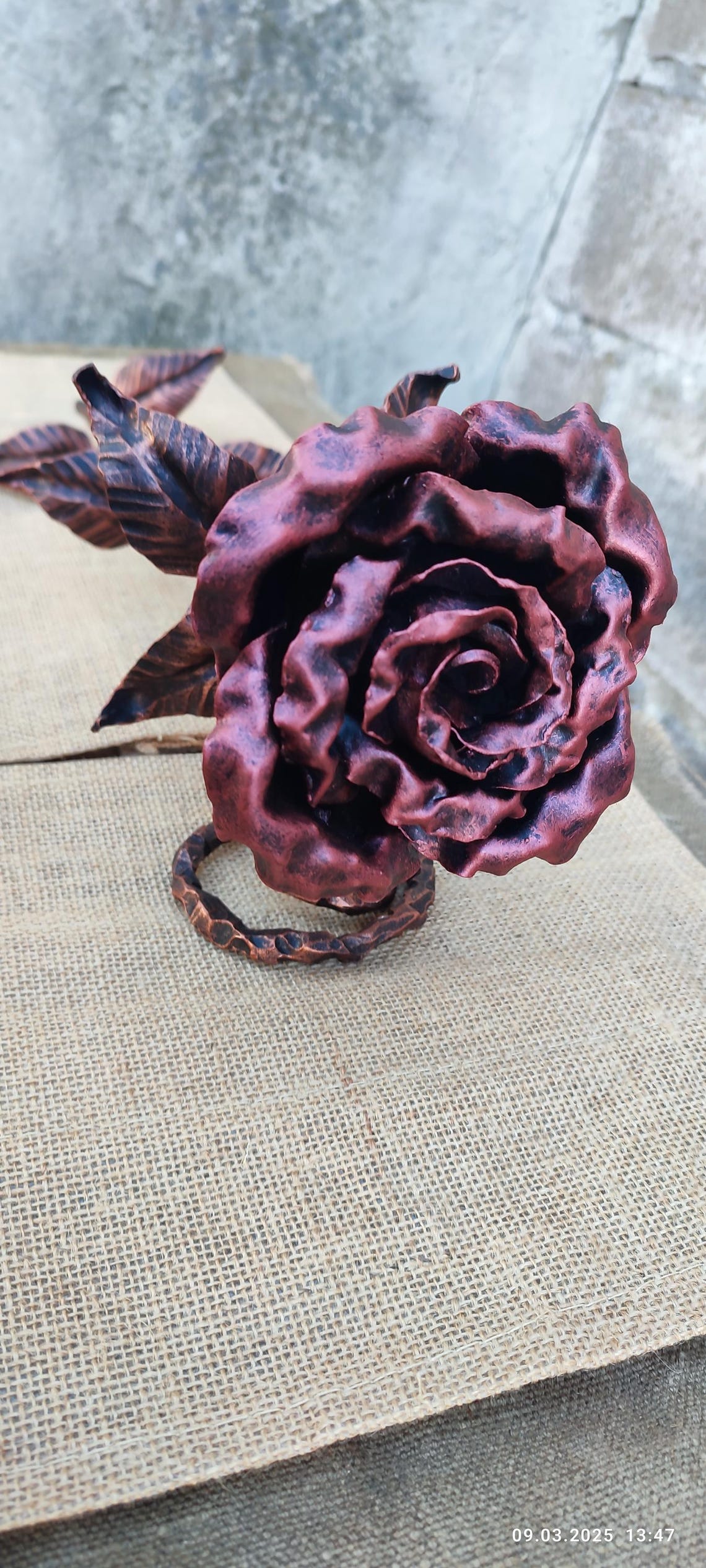 Hand-forged Metal Rose – Eternal Flower, Anniversary Gift, Valentine’s ...