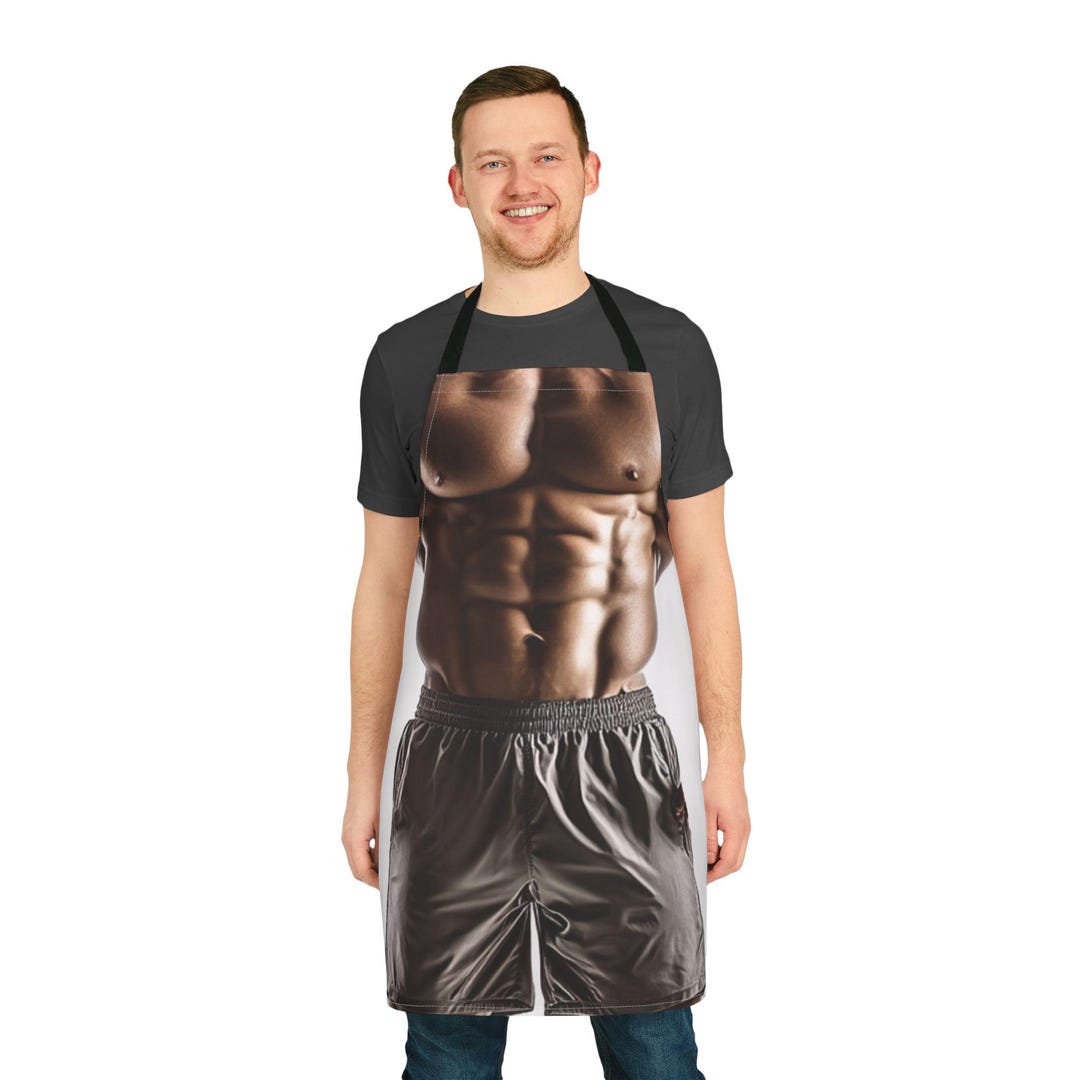 Funny Apron, Muscle Apron for Cooking, Funny Chef Gift, BBQ Apron ...