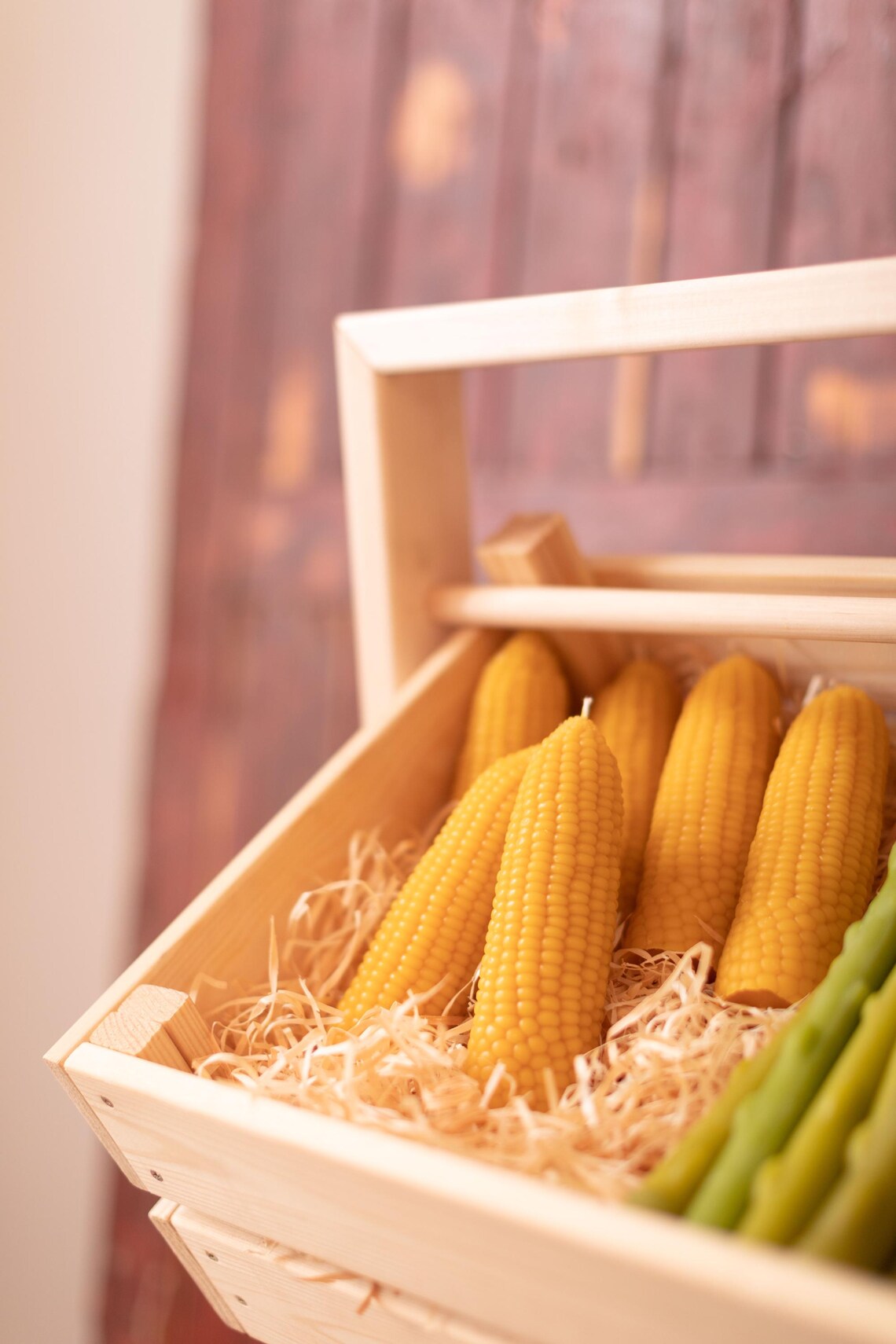 Realistic Beeswax Corn Candle - Unique Kitchen Decor - Etsy