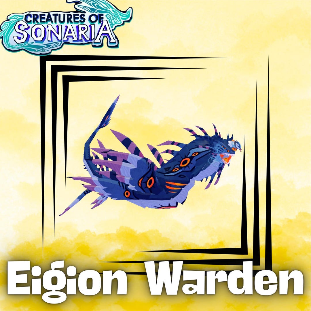 Creatures of Sonaria / Cos - Eigion Warden - Fast Delivery - Etsy