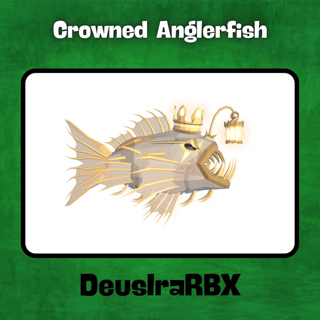 Fisch - Crowned Anglerfish- Fast Delivery - Etsy